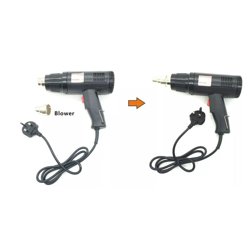 2000W Electric Heat Gun Portable Handheld Hot Air Power Tools ...