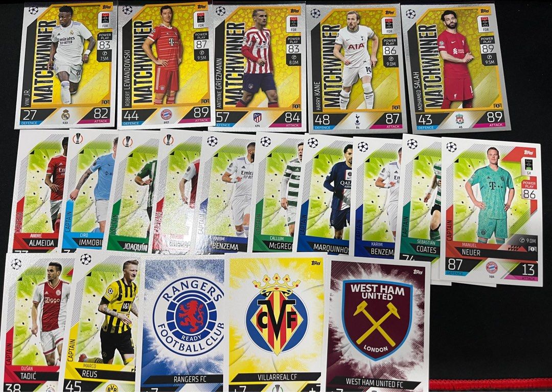 2022/23 Match Attax Cards, Hobbies & Toys, Toys & Games on Carousell