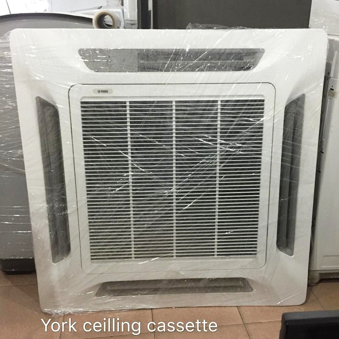 2.5hp York / Acson Ceiling Cassette Aircond X018, TV & Home Appliances ...