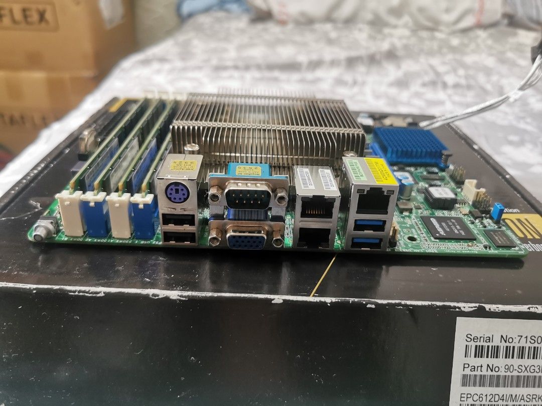 32GB ECC RAM Asrock Rack Server Motherboard for NAS, Computers & Tech ...