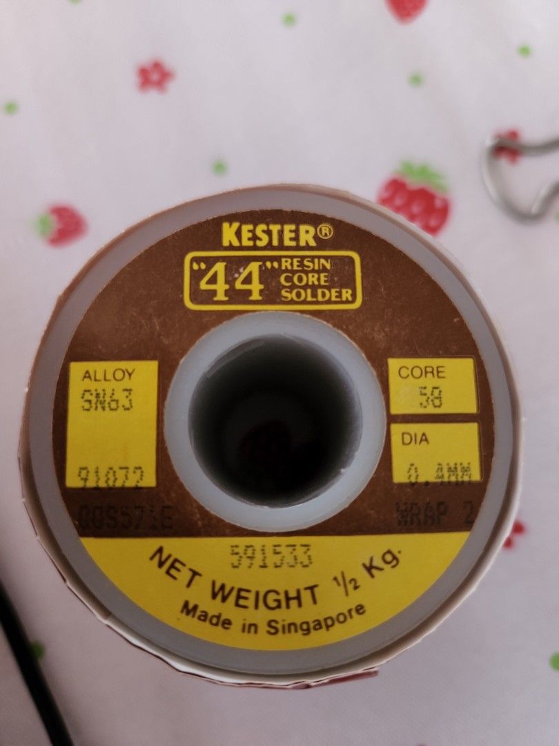 Kester "44" Resin Core Solder Wire, Furniture & Home Living, Home ...