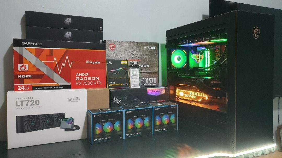 5950X and RX 7900 XTX CUSTOM BUILD!!! (High End "AMD" Gaming/Editing ...