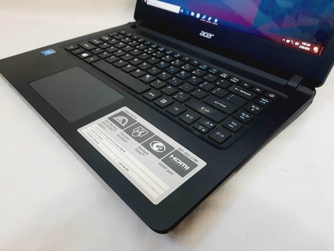 Acer Aspire ES 14 Intel Celeron N3450 6th Gen QUADCORE (4CPU'S) 4GB Ram ...