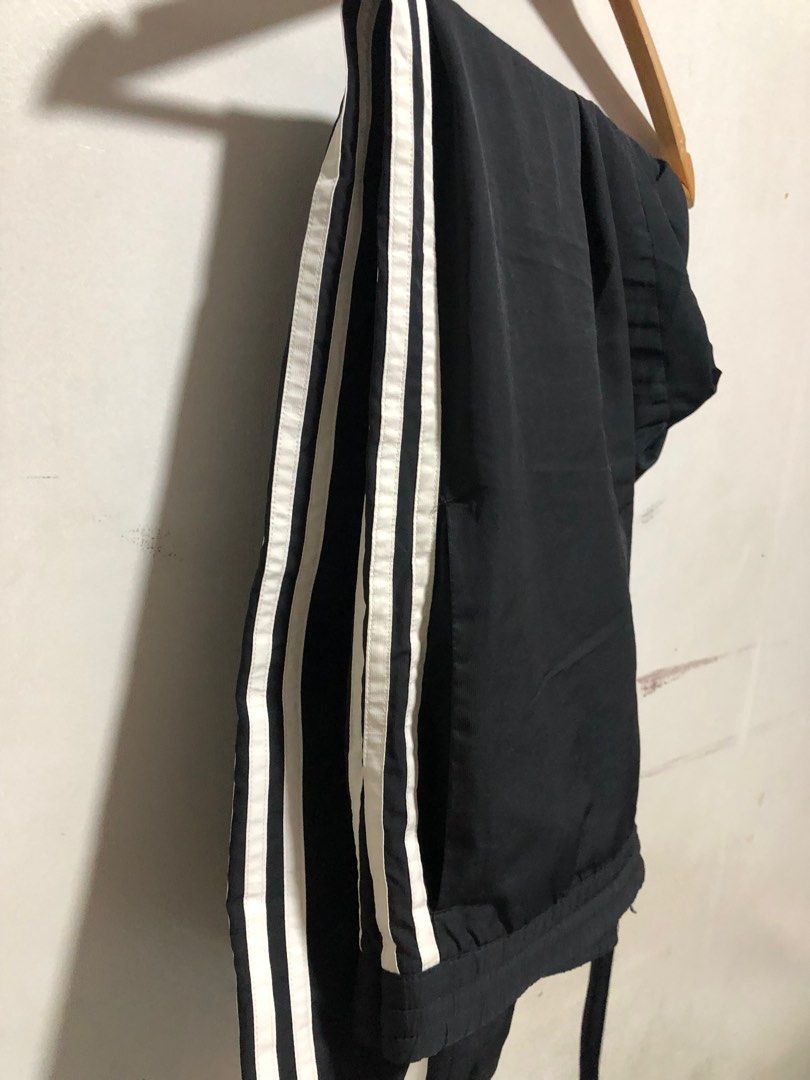 Adidas Track Pants 3 lines, Men's Fashion, Bottoms, Joggers on Carousell