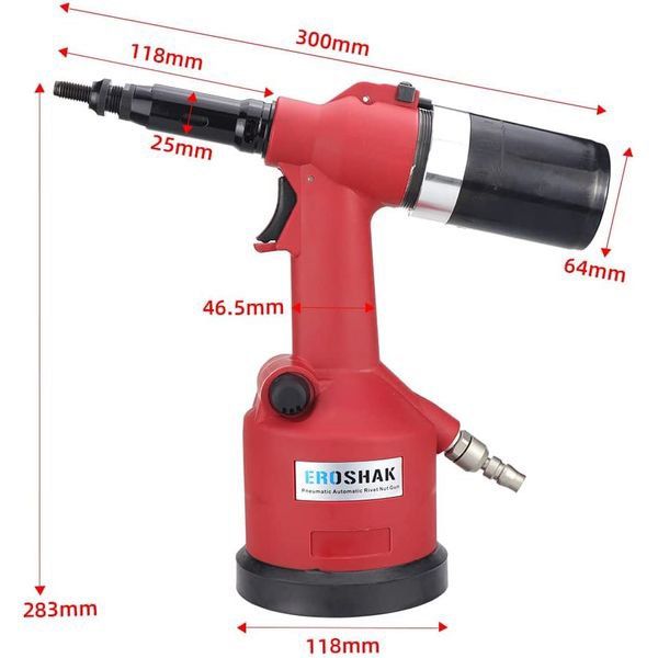 Air Rivet Nut Gun Tool Set With Metric & Sae Mandrels, Furniture & Home ...