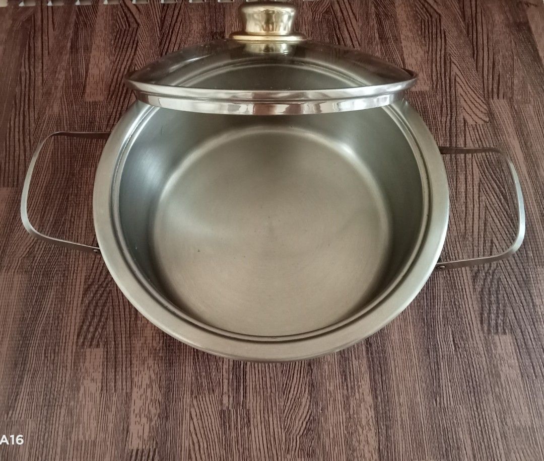 AMC Stainless Steel Pot, Furniture & Home Living, Kitchenware ...