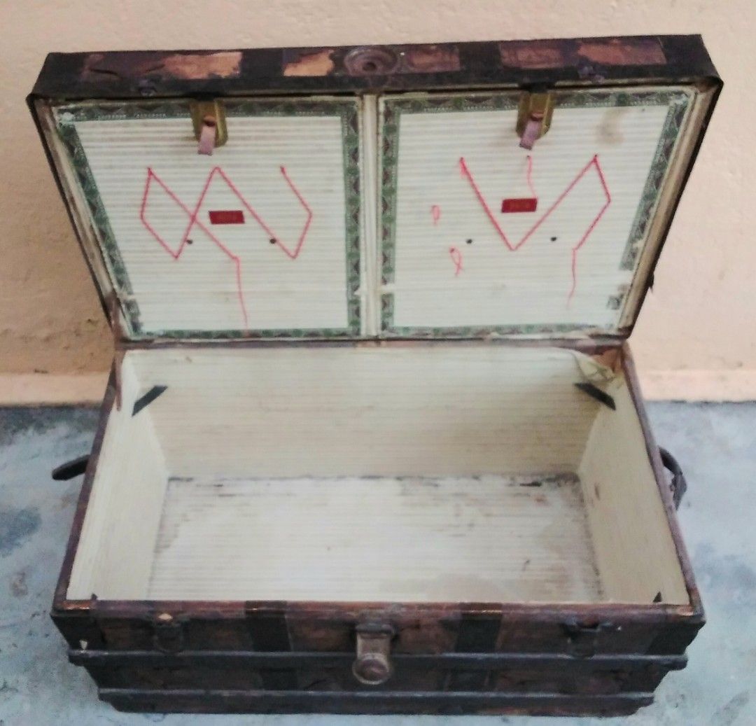 Antik treasure box 1920s, Hobbies & Toys, Collectibles & Memorabilia ...