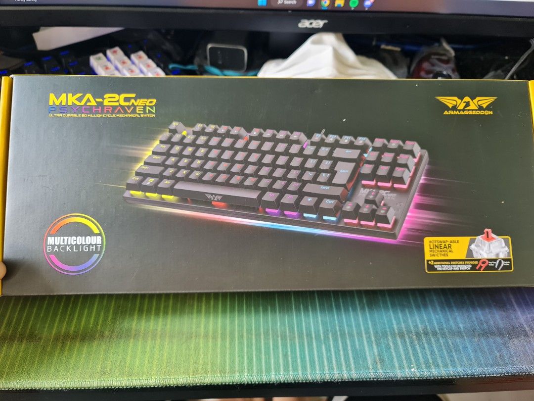 Armaggeddon MKA-2C NEO Psycharaven Gaming Keyboard|87 Keys| sleek ...