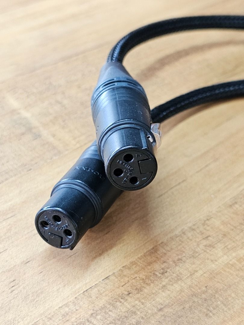 Audiophile Balanced XLR braided interconnect cables (Male to female ...