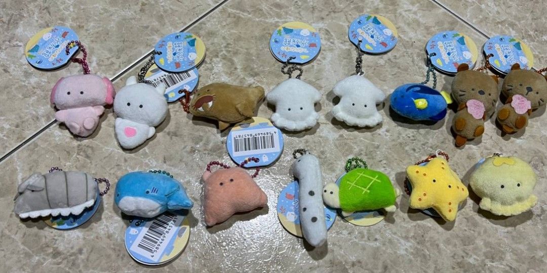 Authentic Japan Sea Aquarium Creature FUN claw soft toy plush plushie ...