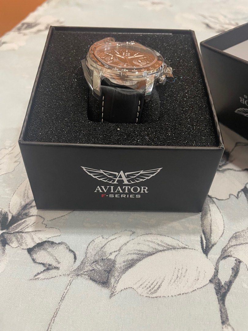 Aviator F-series chronograph watch, Luxury, Watches on Carousell