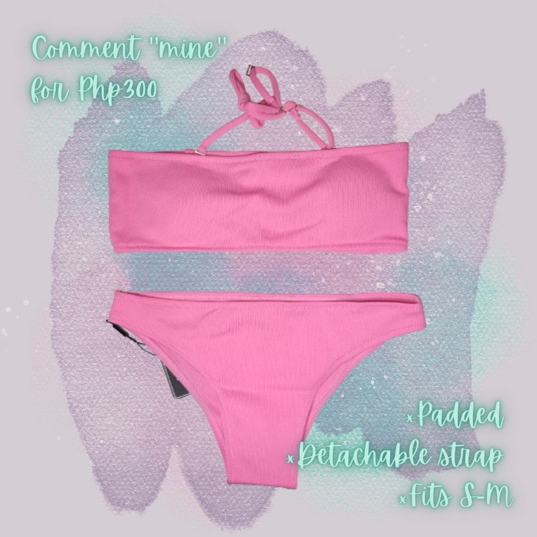 Barbie Pink Two Way Bikini Womens Fashion Swimwear Bikinis And Swimsuits On Carousell