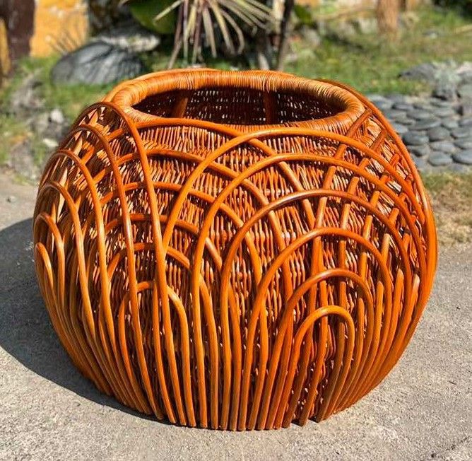 SALE Big Planter Export Quality Big Rattan Planter Storage Native ...