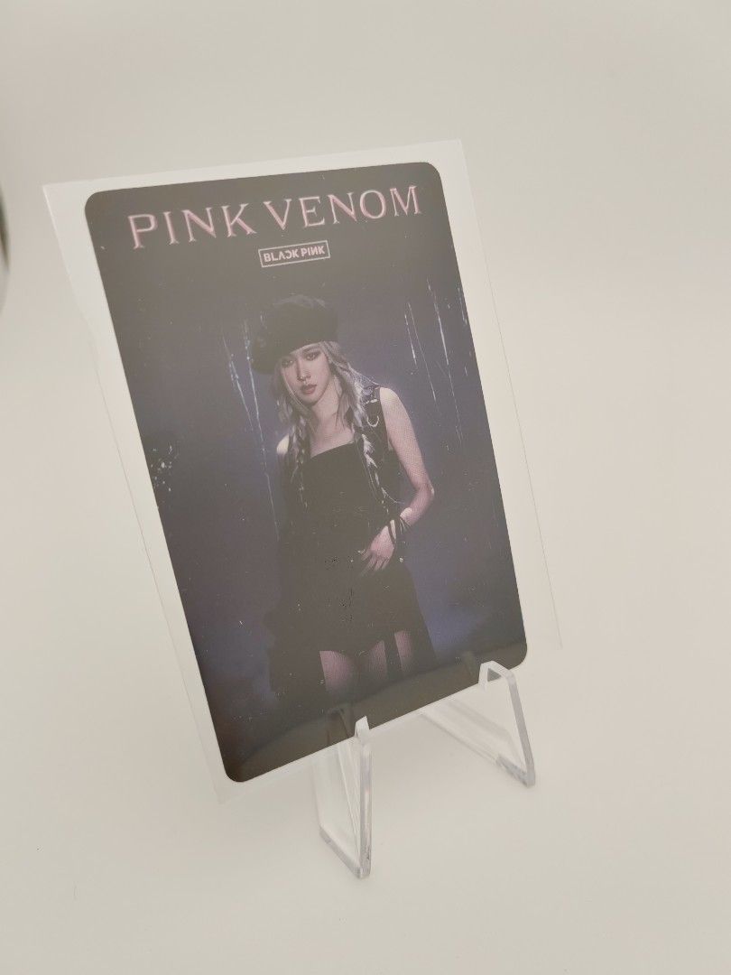 [WTS / LFB] Blackpink Blink Pink Venom Photo Cards (Jisoo, Rose, Lisa, Jennie) 4 pcs with CPP ...