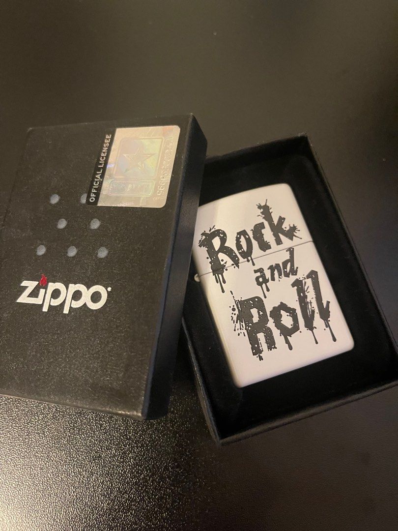 BNIB Zippo Lighter Rock and Roll, Hobbies & Toys, Memorabilia ...