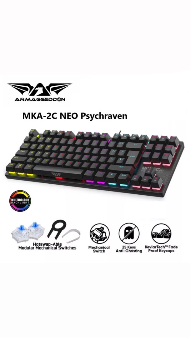 [BRAND NEW] Armaggeddon MKA-2C NEO Psychraven, Computers & Tech, Parts ...