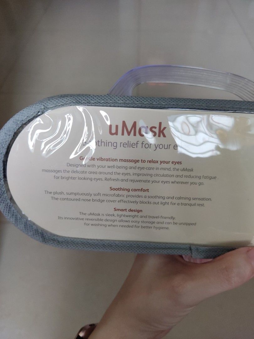 Brand new OSIM uMask Eye Massager, Health & Nutrition, Massage Devices ...