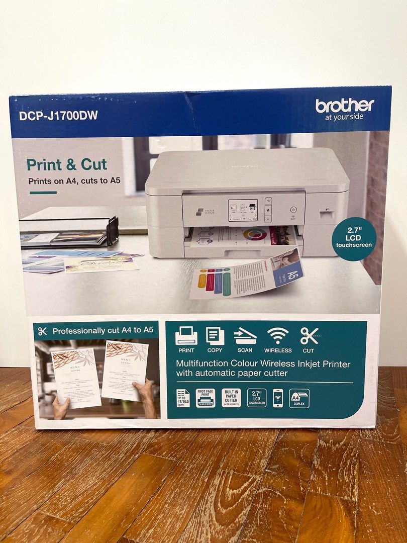 Brother DCP-J1700DW 3-In-1 Smartcut Inkjet Printer, Computers & Tech ...