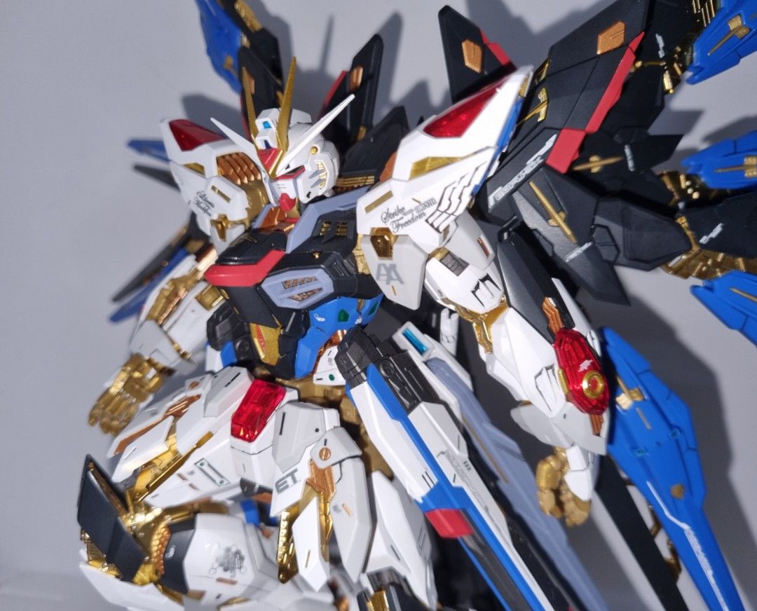BUILT MGex Strike Freedom (matte coated, panel line), Hobbies & Toys ...