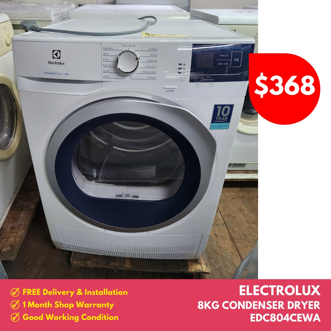 BUY NOW! Electrolux 8kg Condenser Dryer_EDC804CEWA, TV & Home ...