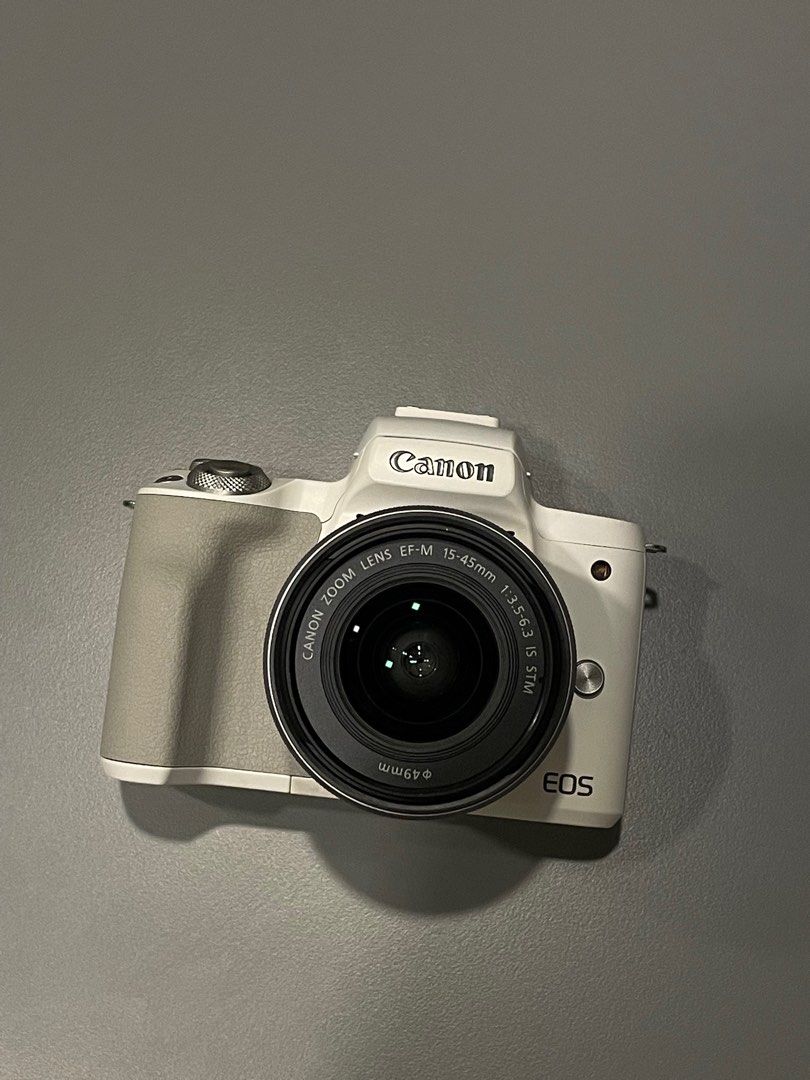 Canon EOS M50 ii White, Photography, Cameras on Carousell
