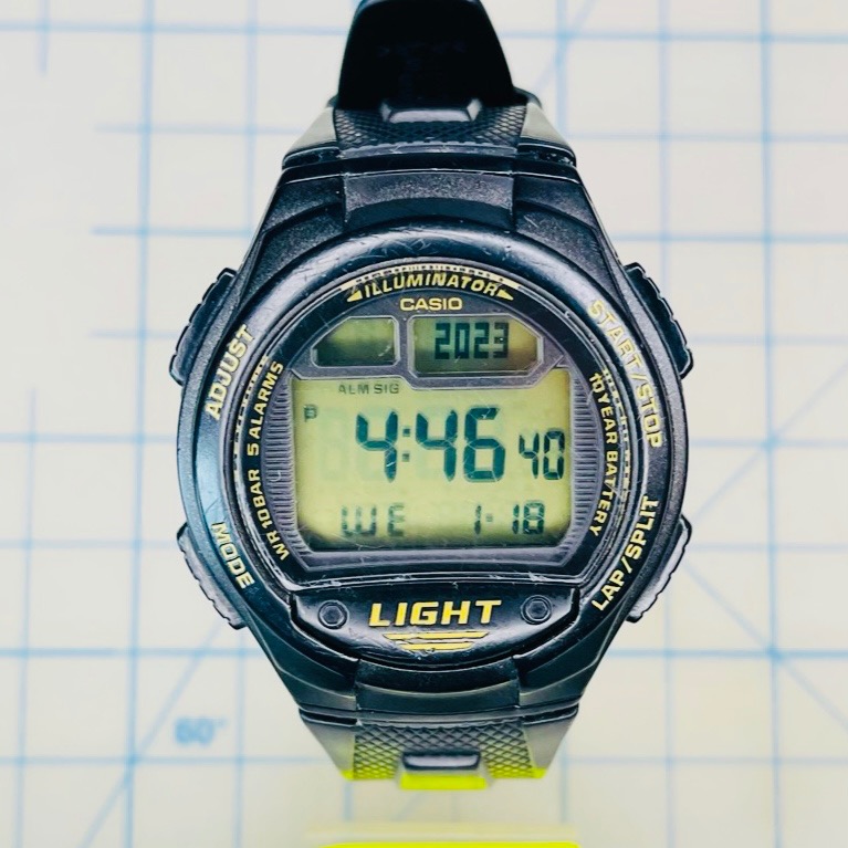 CASIO W-734 | ILLUMINATOR | DIGITAL | WATER RESISTANT 10 BAR | 5 ALARMS, Men's Fashion, Watches ...