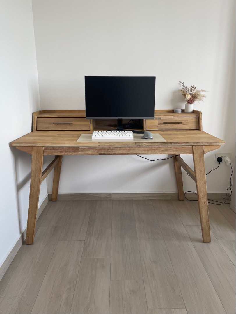 Castlery Miles Desk, Furniture & Home Living, Furniture, Tables & Sets ...