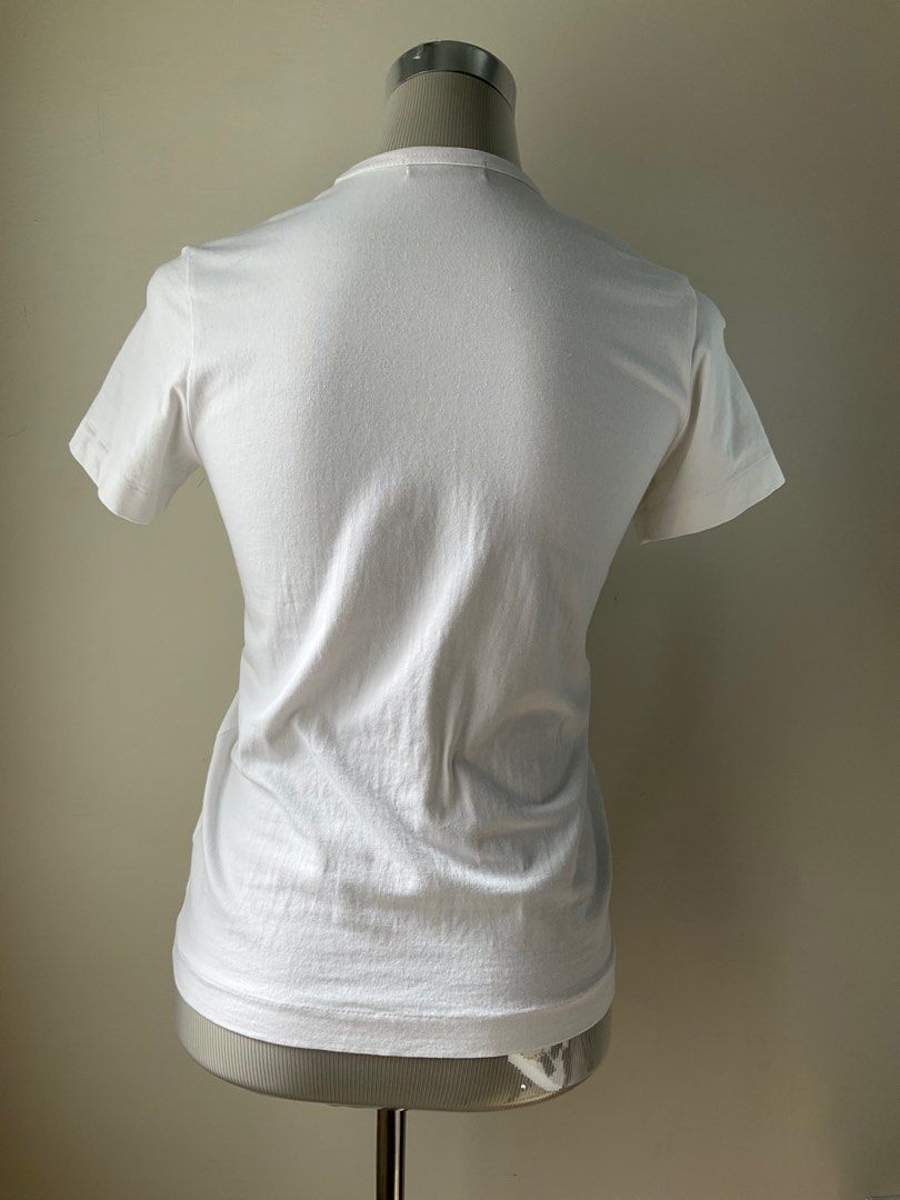 TRICOT CDG White Tee - TRICOT COMME Des GARCONS White TShirt Flower ...