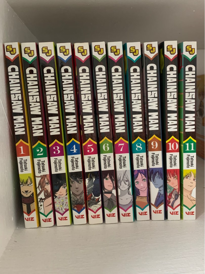 Chainsaw Man English Manga Volumes 1-11 SET, Hobbies & Toys, Books & Magazines, Comics & Manga ...
