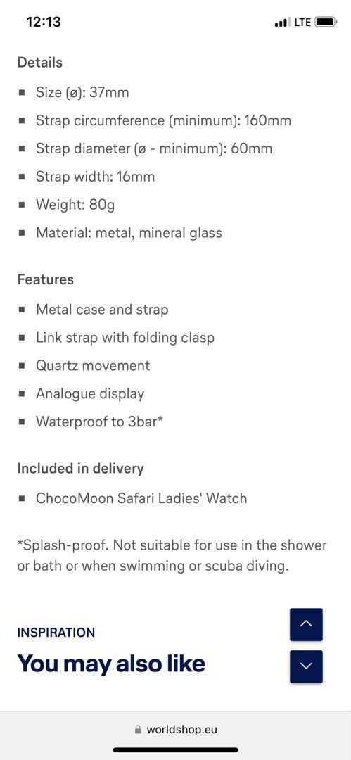 ChocoMoon Safari Women Watch, Women's Fashion, Watches & Accessories ...