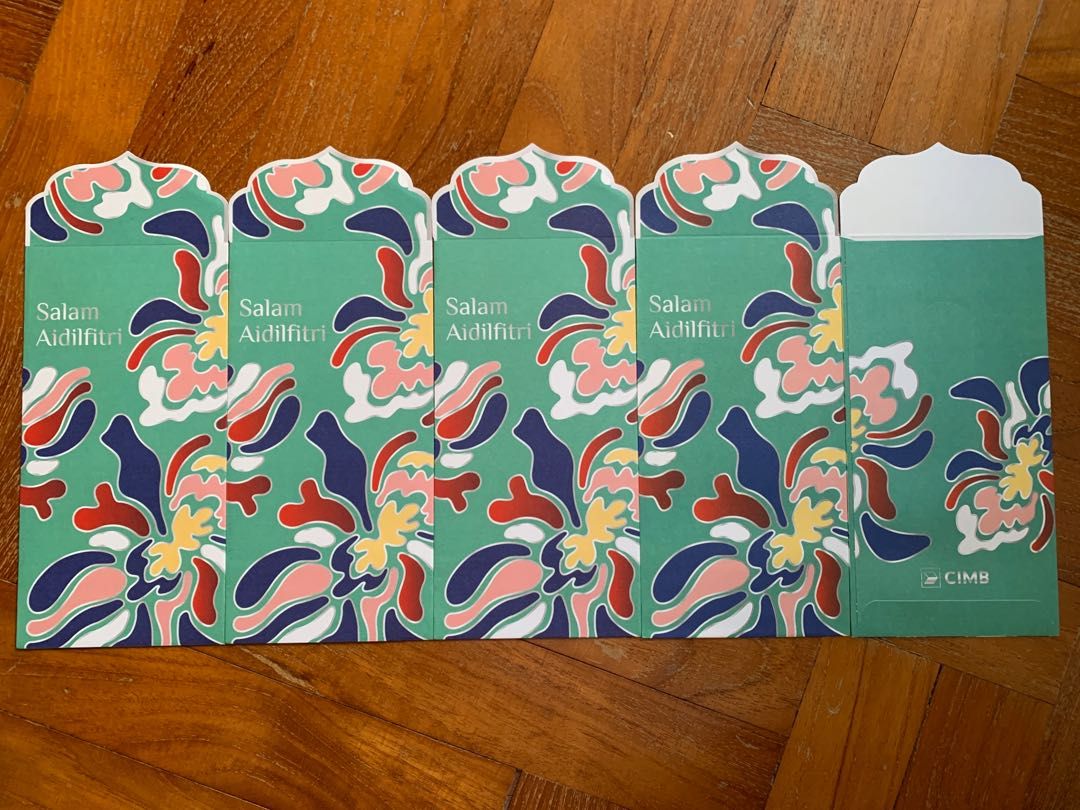 CIMB Red Packet / Green Packet / Raya Packet / Sampul / (5 pieces ...