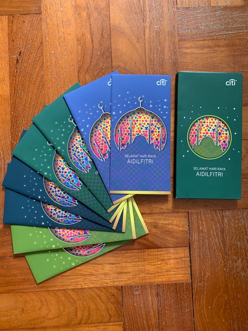 Citibank Red Packet / Green Packet / Hari Raya Packet / Sampul / (8 ...