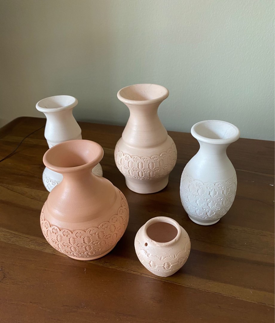 Clay Vases from Indonesia, Furniture & Home Living, Home Decor, Vases ...