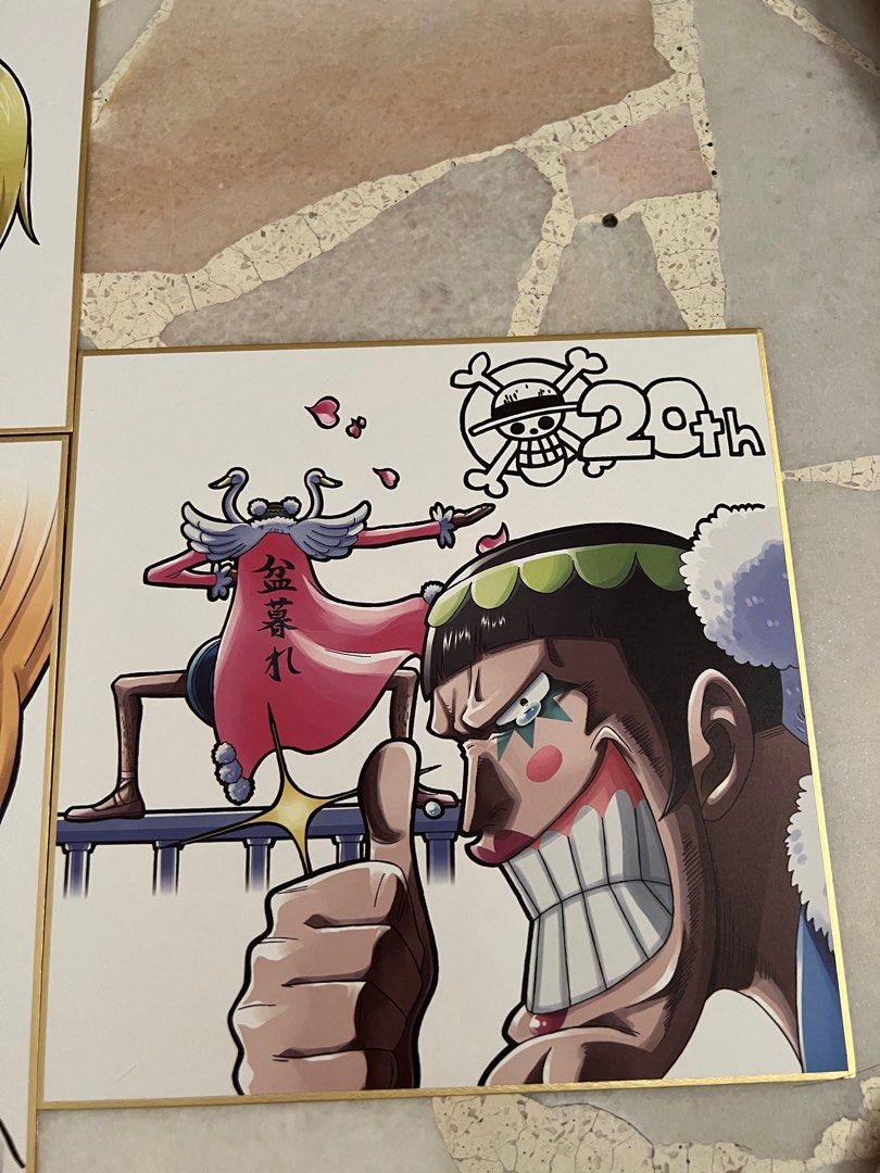 Clearance : One Piece Ichiban Kuji 20th Anniversary Illustration Board ...
