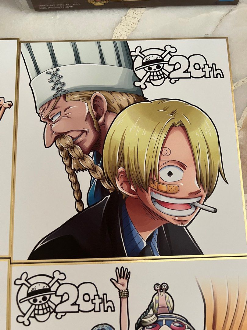 Clearance : One Piece Ichiban Kuji 20th Anniversary Illustration Board ...