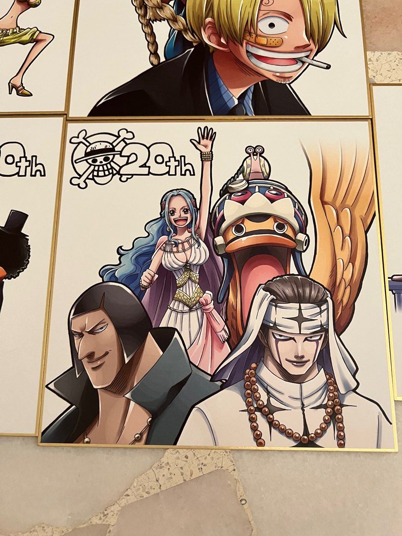 Clearance : One Piece Ichiban Kuji 20th Anniversary Illustration Board ...