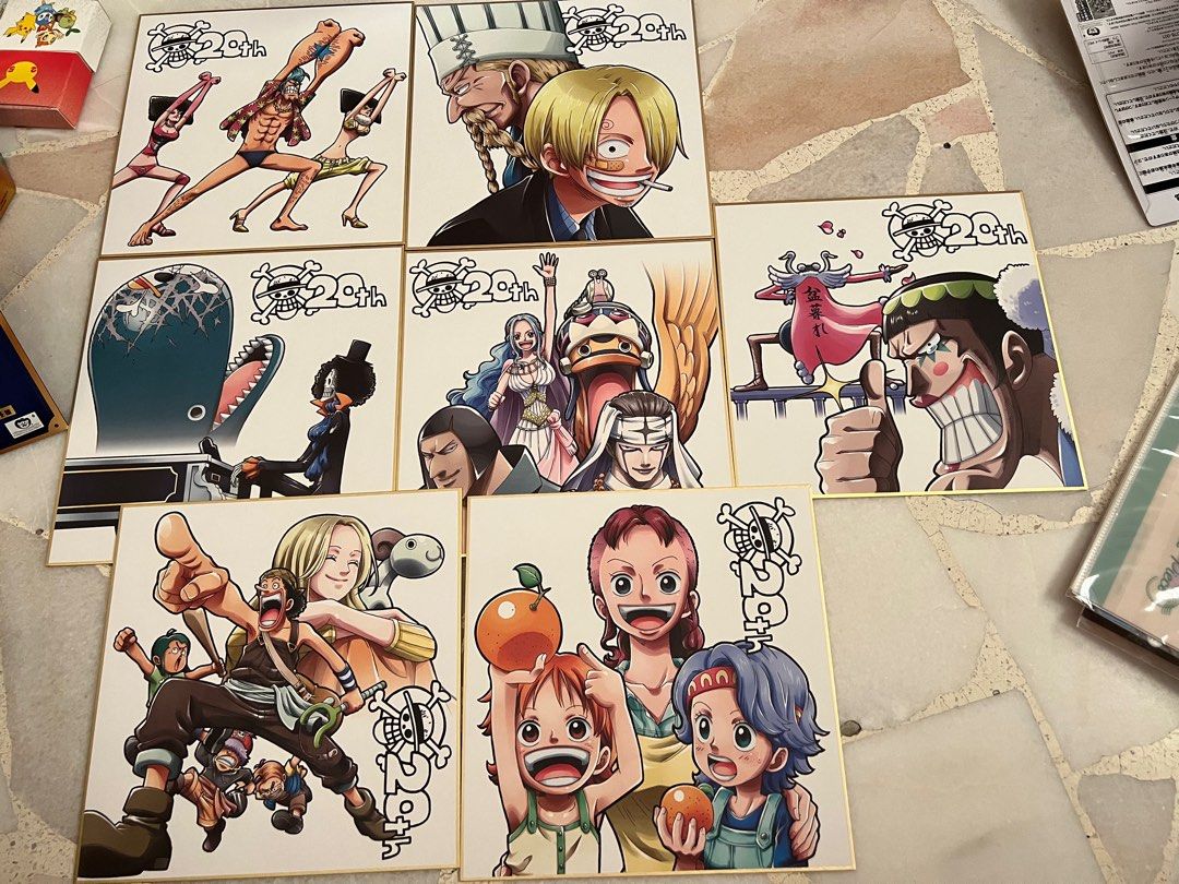 Clearance : One Piece Ichiban Kuji 20th Anniversary Illustration Board ...