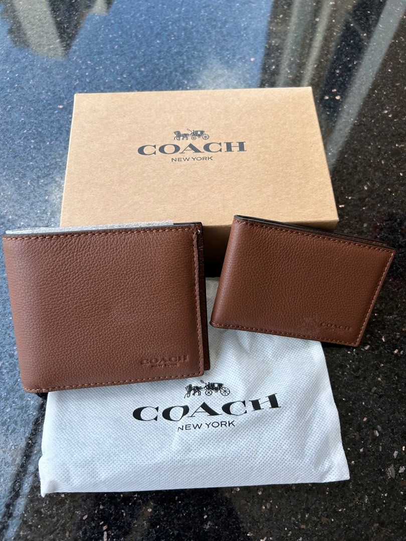 Coach Men Wallet, Men's Fashion, Watches & Accessories, Wallets & Card ...