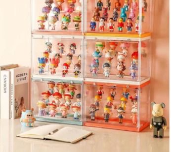 Collapsible Blind Box Toy Display Box Acrylic Display Case Collections ...