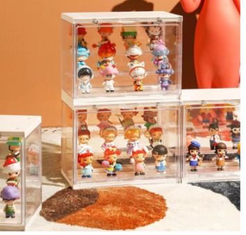 Collapsible Blind Box Toy Display Box Acrylic Display Case Collections ...
