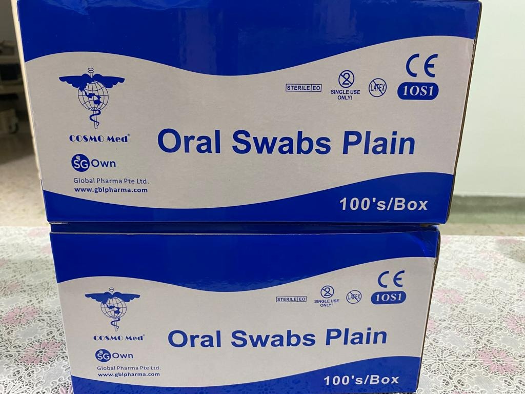 Cosmo Med's Oral Swab Sticks (Plain) - 200 pieces, Health & Nutrition ...