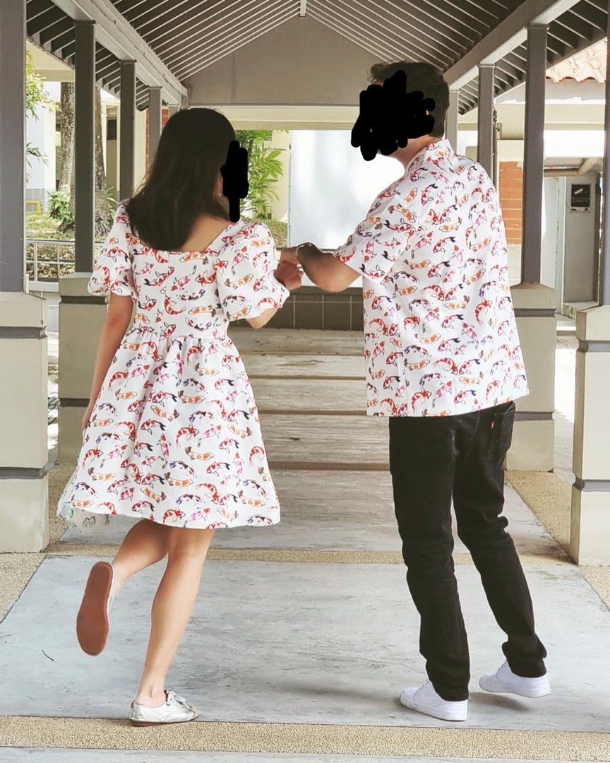 Couple koi matching outfits (worn once, modparade), Women's Fashion ...