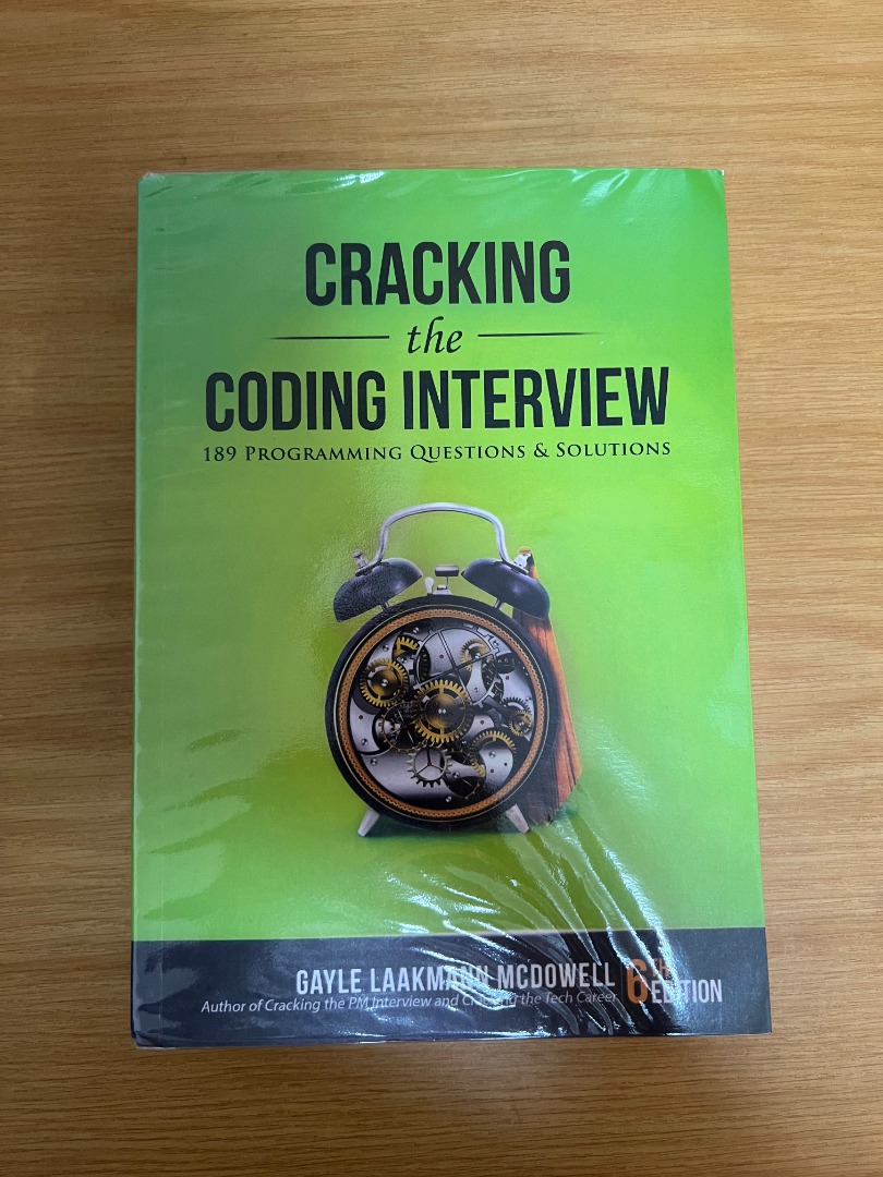 Cracking the Coding Interview (6th edition), Hobbies & Toys, Books & Magazines, Textbooks on ...