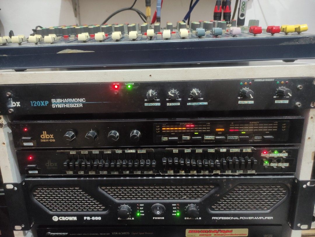 DBX SUBHARMONIC SYNTHESIZER, DBX 3BX-DS DYNAMIC RANGE CONTROLLER AND ...