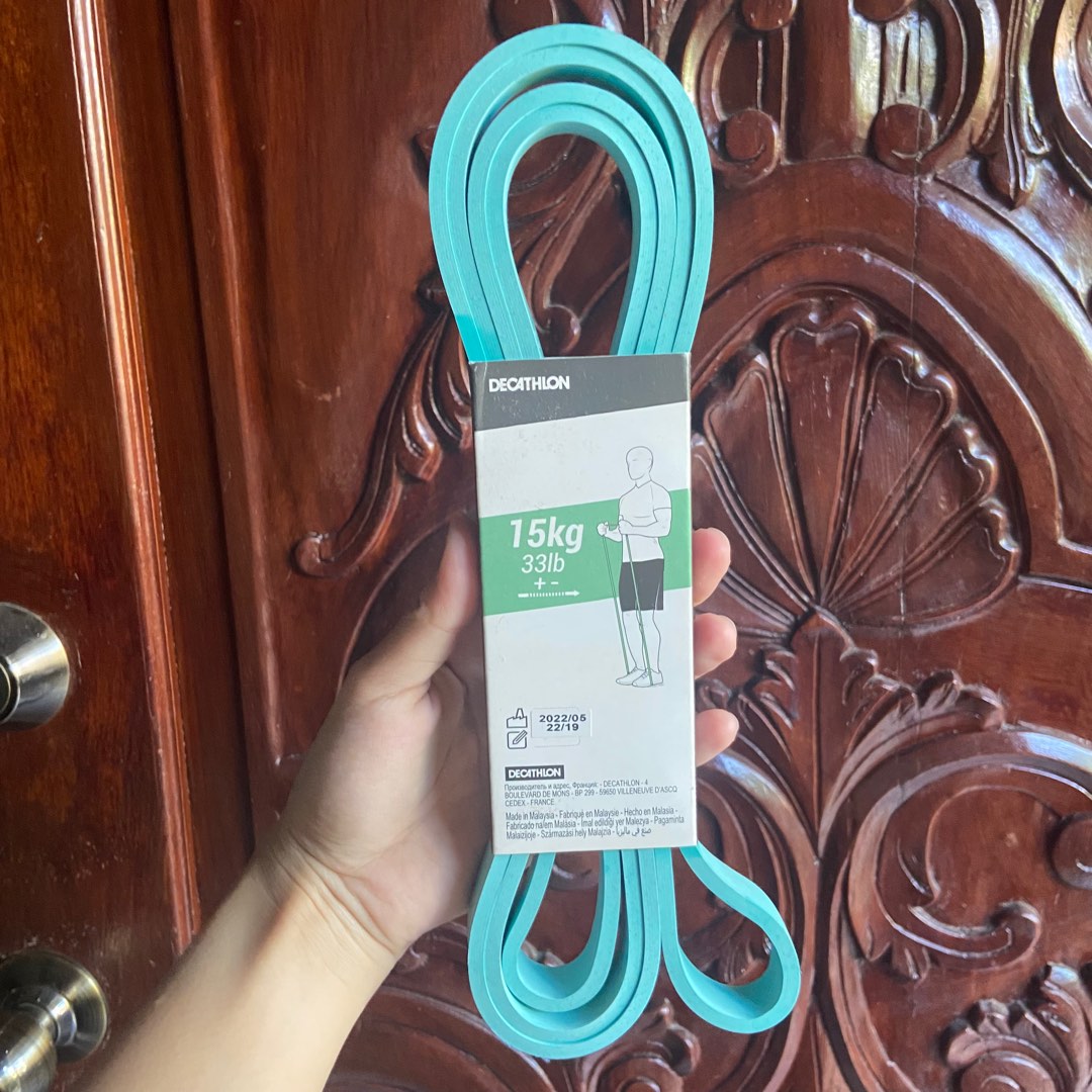 Decathlon Training Band 15kg, Sports Equipment, Exercise & Fitness ...