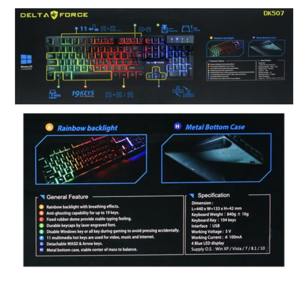 DELTA FORCE DK507, Computers & Tech, Parts & Accessories, Computer ...