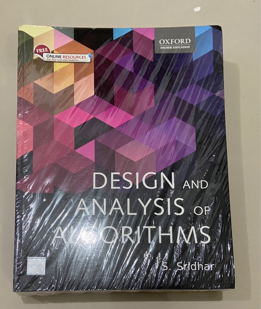 Design And Analysis Of Algorithms By S Sridhar Buku And Alat Tulis Buku Di Carousell