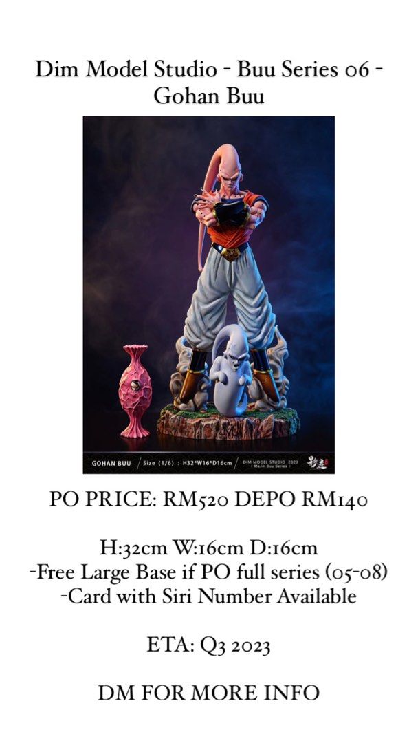 Dim Model Studio - Buu Series 06 - Gohan Buu, Hobbies & Toys, Toys ...