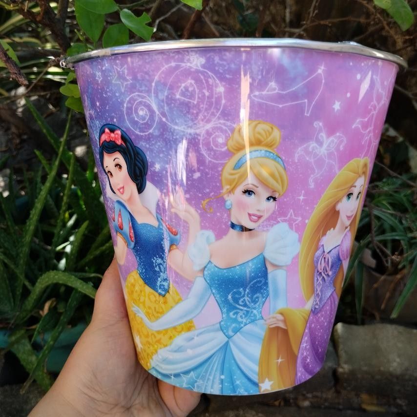 DISNEY Princess Trash Can Bucket, Hobbies & Toys, Toys & Games on Carousell