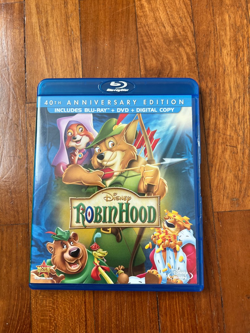 Disney Robin Hood blu-ray / DVD, Hobbies & Toys, Music & Media, CDs ...